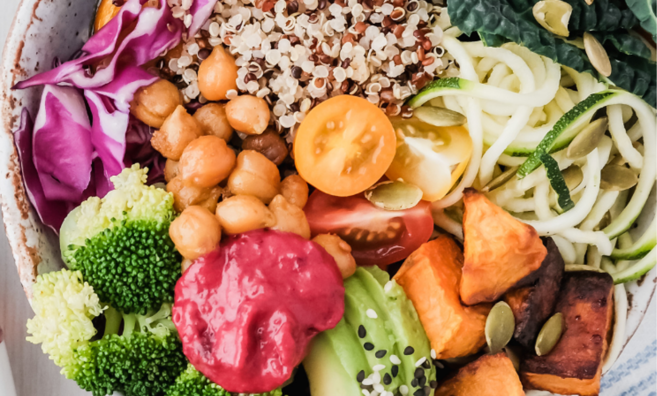 Superfood Rainbow Bowl with Manuka Magic Dressing | Capilano Honey