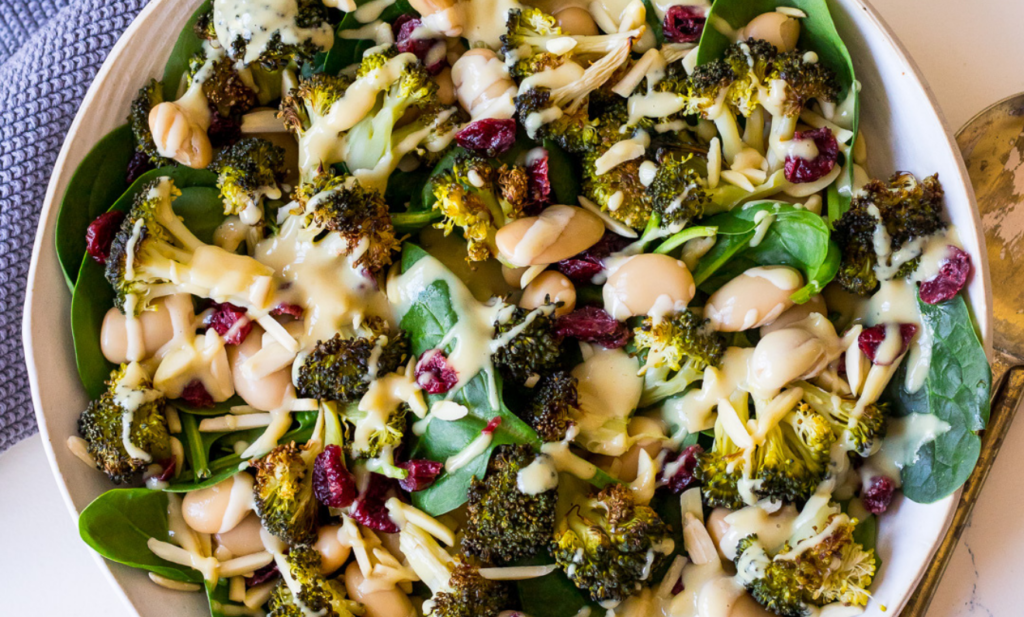 Broccoli, Butter Bean & Cranberry Salad | Capilano Honey
