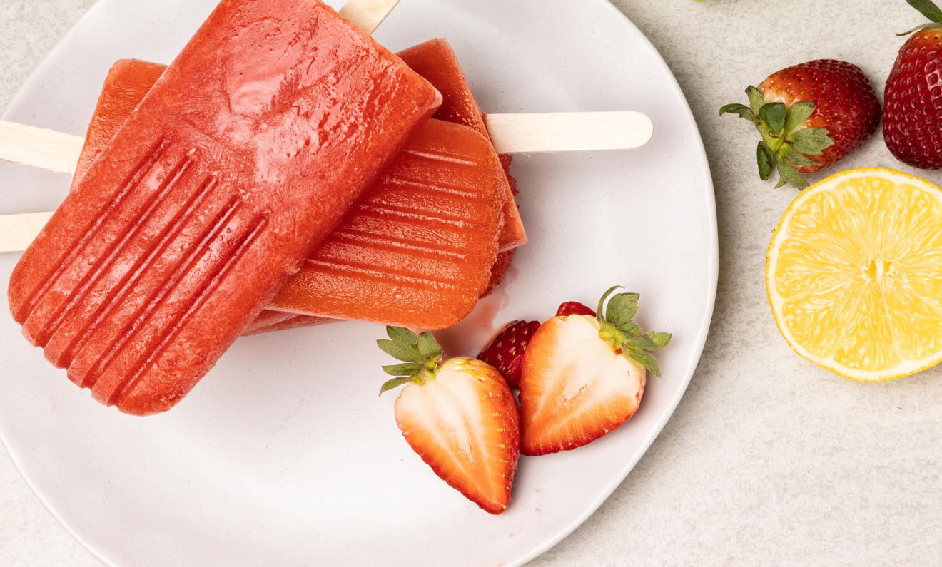 Fresh Strawberry Honey Icy Poles | Capilano Honey