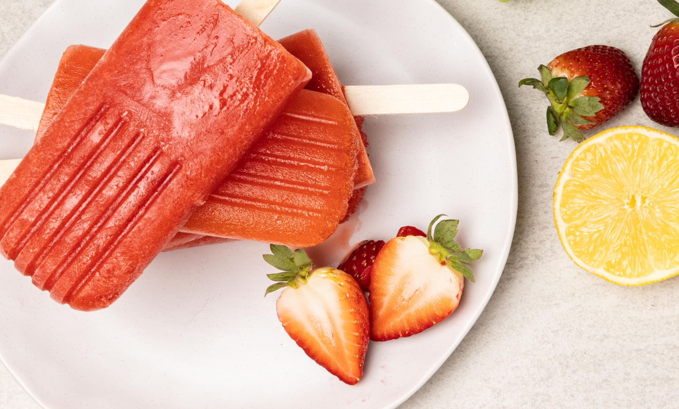 Fresh Strawberry Honey Icy Poles | Capilano Honey