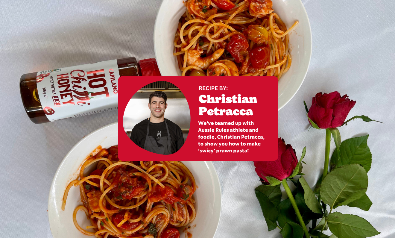 Christian Petracca's Hot Honey Prawns | Capilano Honey