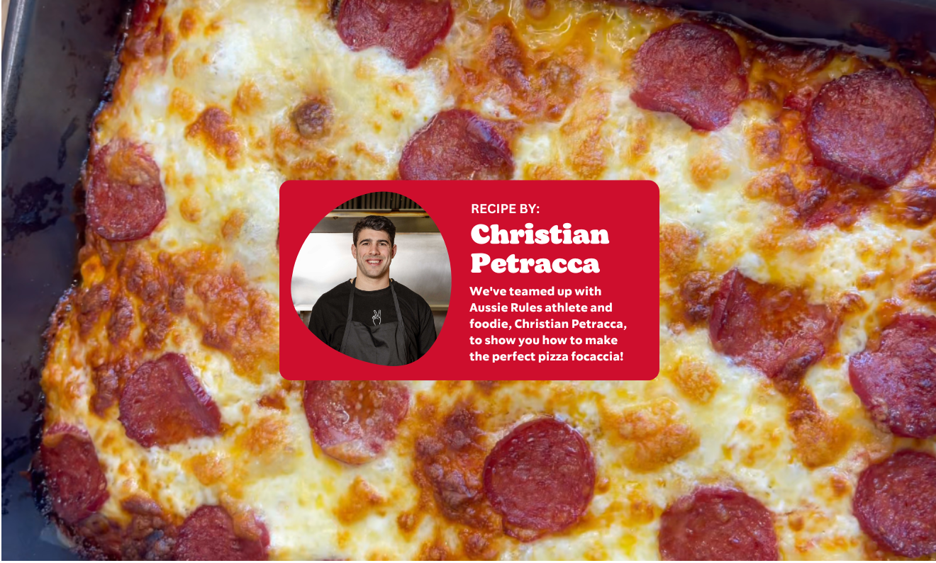 Christian Petracca’s Hot Honey Pepperoni Focaccia | Capilano Honey