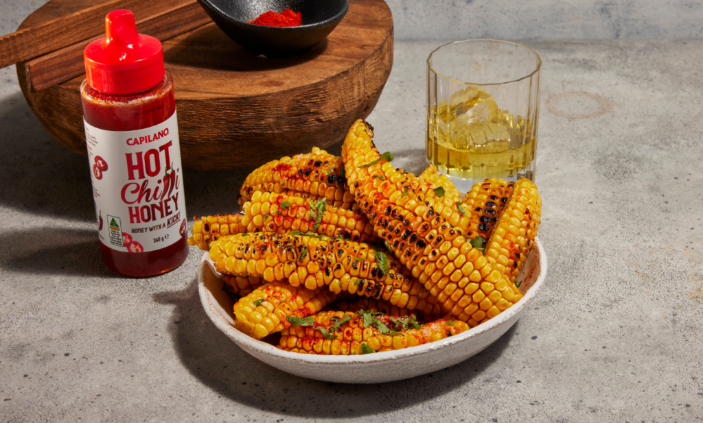 Hot Honey BBQ Corn Ribs | Capilano Honey
